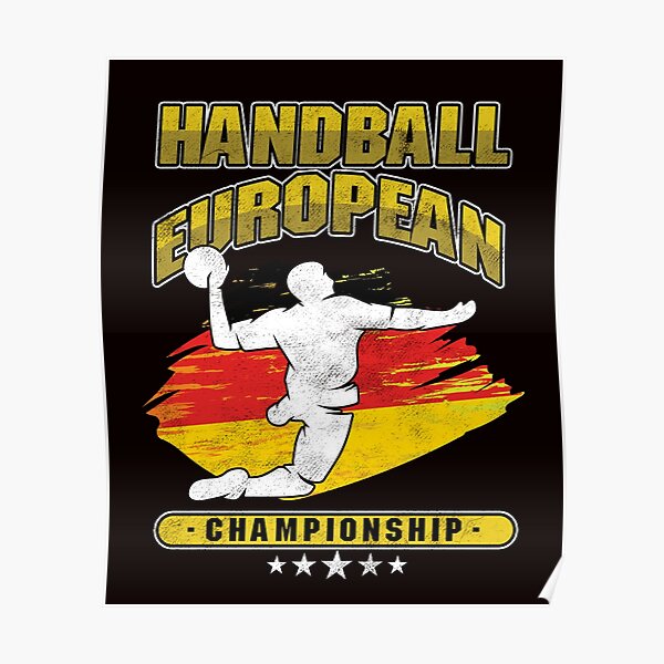 "European Champion 2020 Handball" Poster by millefolium | Redbubble