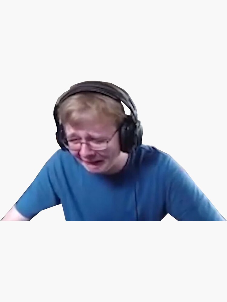 "CallMeCarson crying" Sticker by nnop | Redbubble