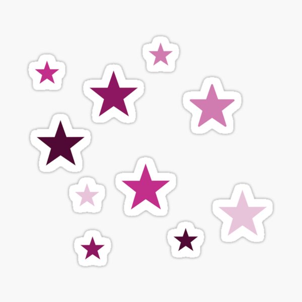 "Purple Star Sticker Pack" Sticker by Tumblestwo | Redbubble