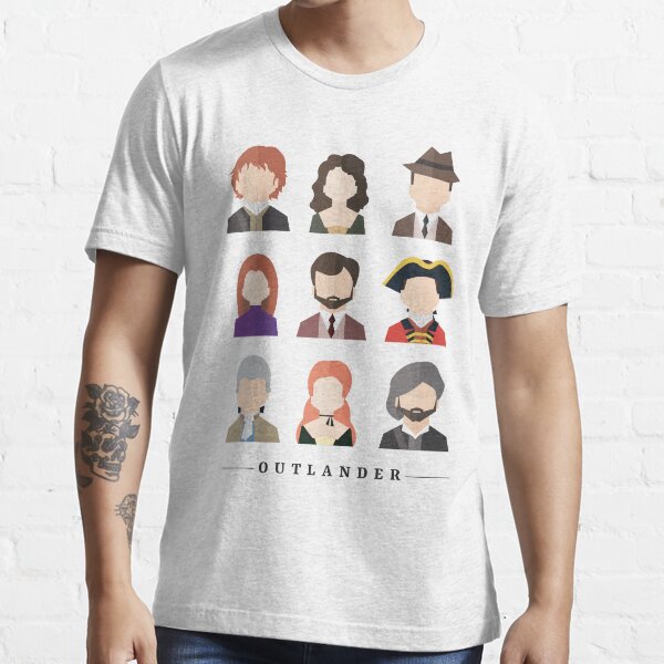 "Outlander Characters Icons Illustration 2" T-shirt for Sale by ...