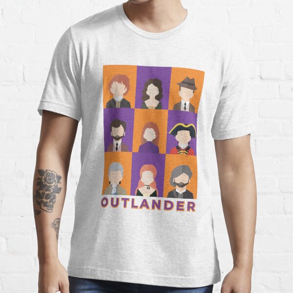 "Outlander Characters Icons Illustration" T-shirt for Sale by MariOyama ...