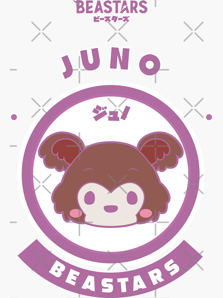 "BEASTARS: JUNO CHIBI" Sticker for Sale by FunGangStore | Redbubble