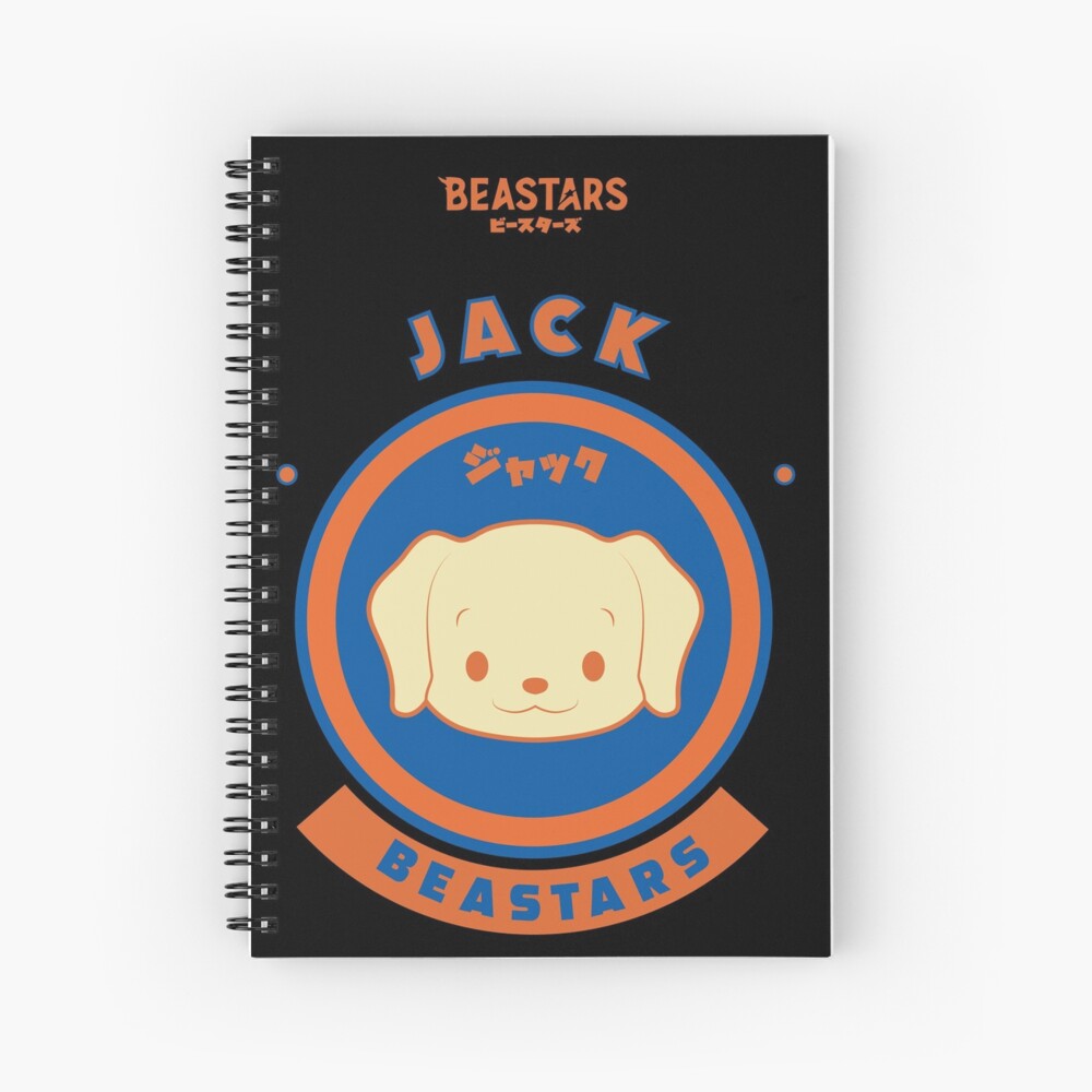 "BEASTARS: JACK CHIBI" Spiral Notebook by FunGangStore | Redbubble