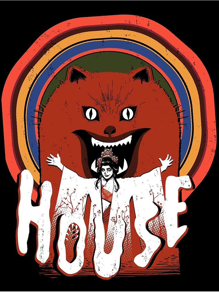 "Hausu" Poster for Sale by akgillustration | Redbubble