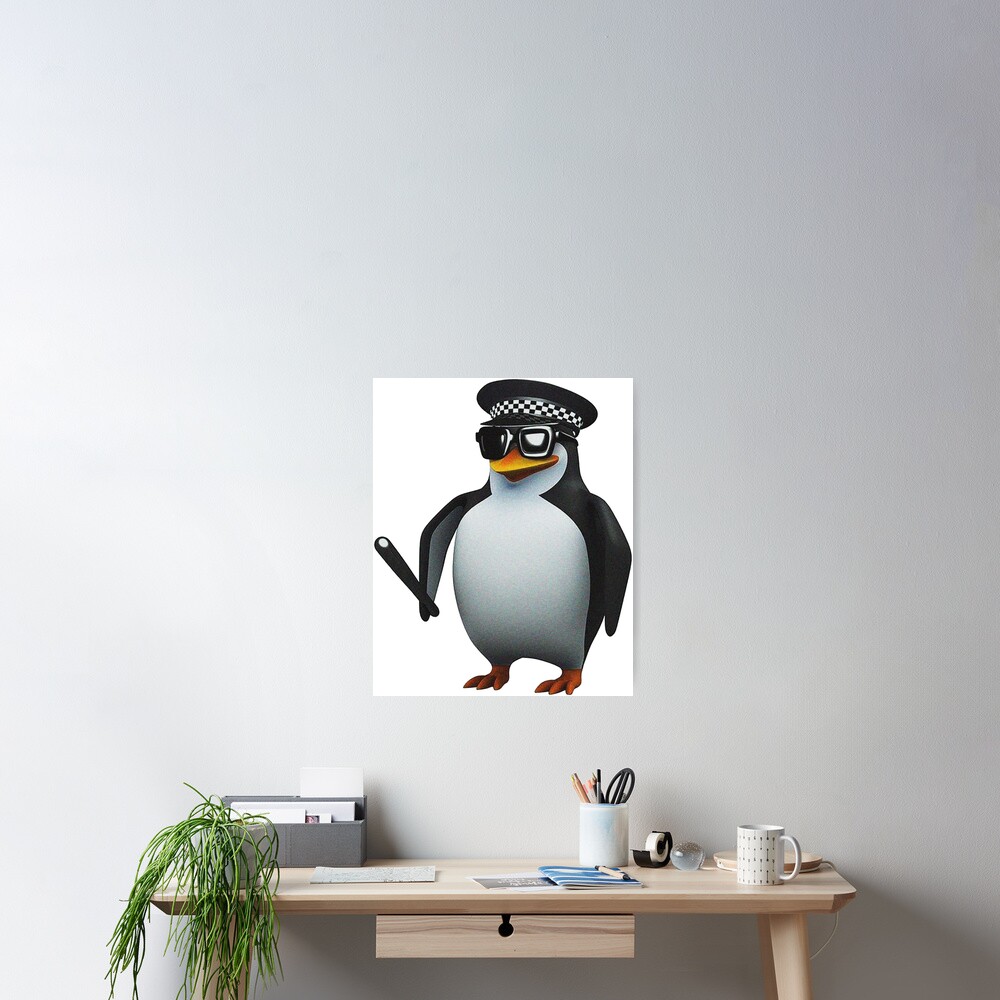 "Penguin Cop" Poster for Sale by FrutuosoZiegler | Redbubble
