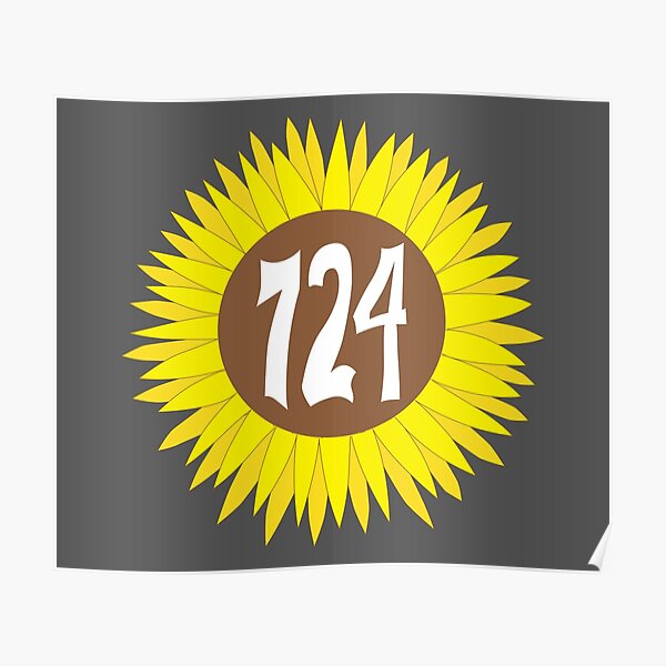 "Hand Drawn Pennsylvania Sunflower 724 Area Code" Poster by itsrturn ...