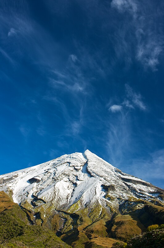 "Eruption? Mt. Taranaki/Egmont, New Zealand" by Phil McComiskey | Redbubble