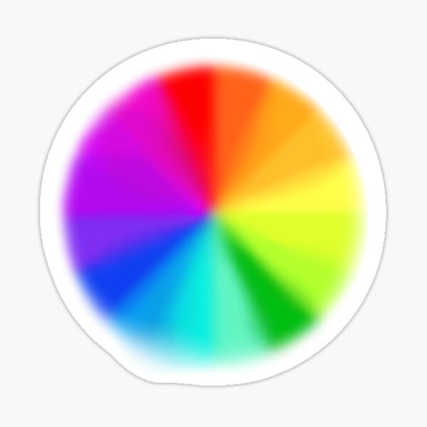 "The color wheel " Sticker by thatoneuneven | Redbubble