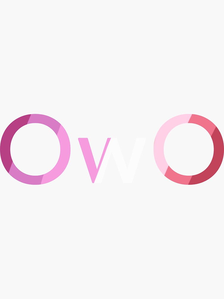 "Lesbian OwO" Sticker for Sale by owocean | Redbubble