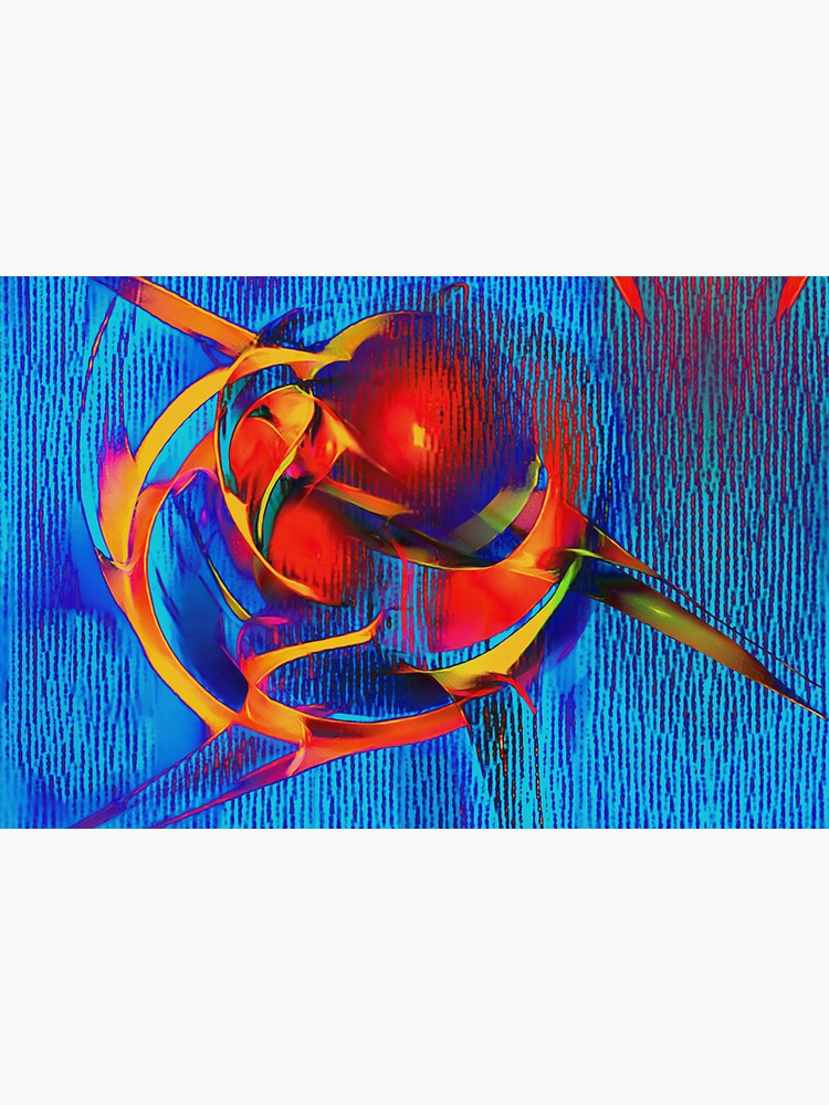 "Revealed Renewal Abstract" Sticker by ArtlyStudio | Redbubble