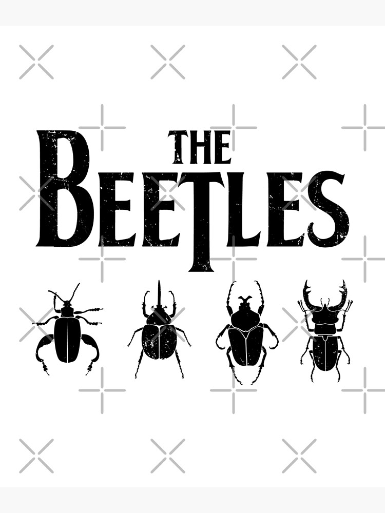 The Beetles Premium Matte Vertical Poster Designed & Sold By Glen Thomas