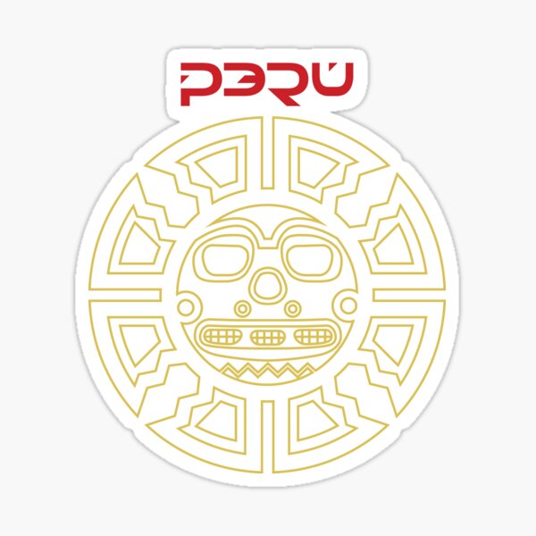 "Peru Inti, Incan Sun God" Sticker for Sale by Peru28 | Redbubble
