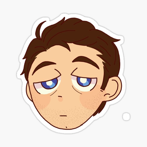 "castiel" Sticker by mobisu | Redbubble