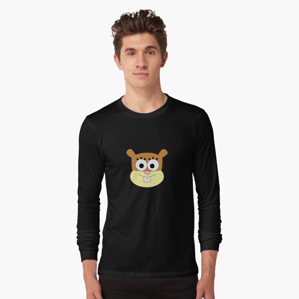 "Sandy Cheeks t-shirt without helmet" Sticker for Sale by iedasb ...