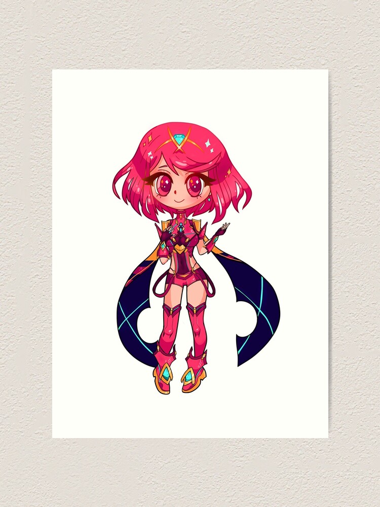 "Pyra!" Art Print for Sale by hauntingprince | Redbubble