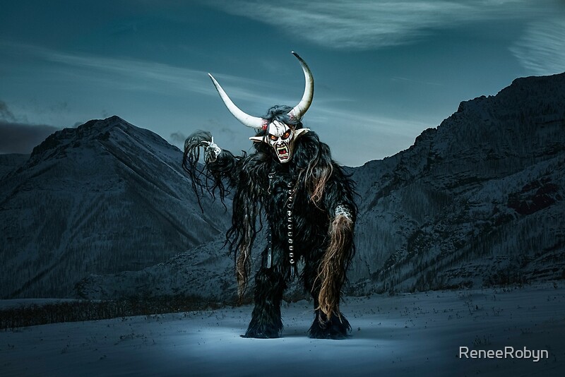 "Krampus in the Wild" by ReneeRobyn | Redbubble