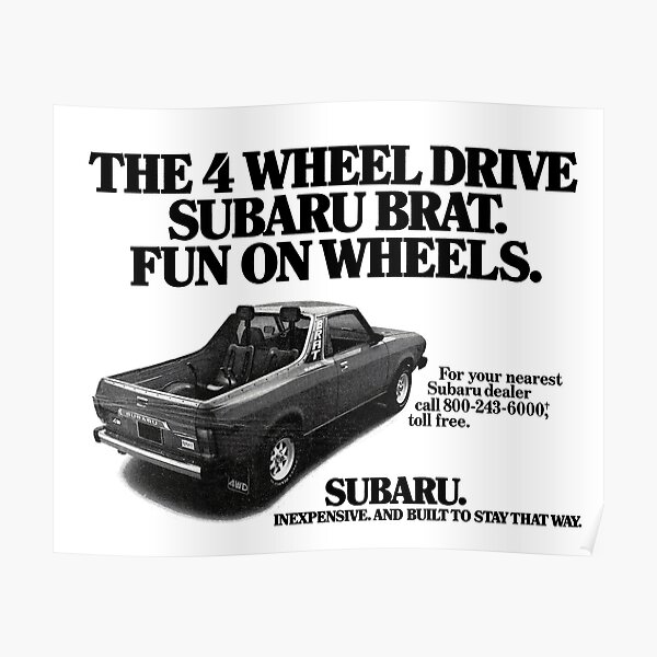 "BRAT" Poster for Sale by ThrowbackM2 | Redbubble