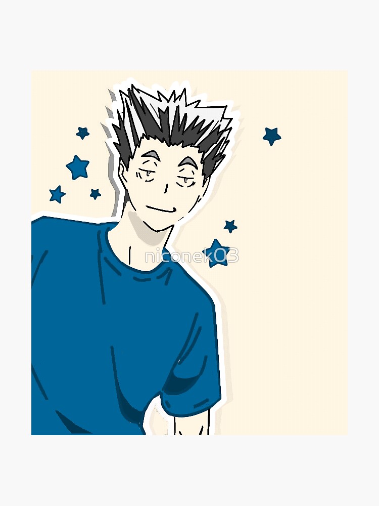 "kotaro bokuto sticker" Sticker by niconek03 | Redbubble