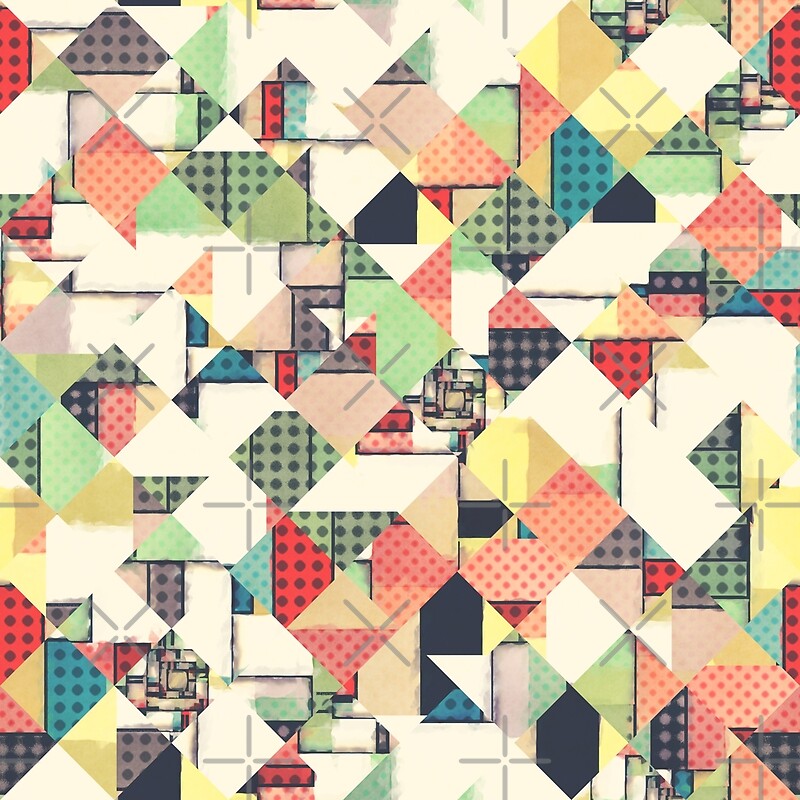 "Checkered Graphic Pattern" by Phil Perkins | Redbubble