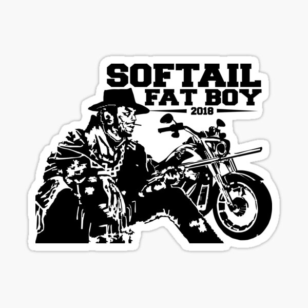 Harley Davidson Fat Boy Stickers | Redbubble