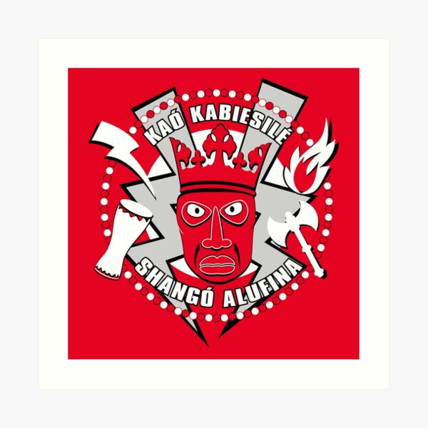 "Shango King 2" Art Print for Sale by Stanneman | Redbubble