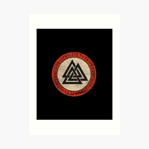 "Valknut Viking Knot Odin Wotan Norse Mythology Warrior Odhin design ...