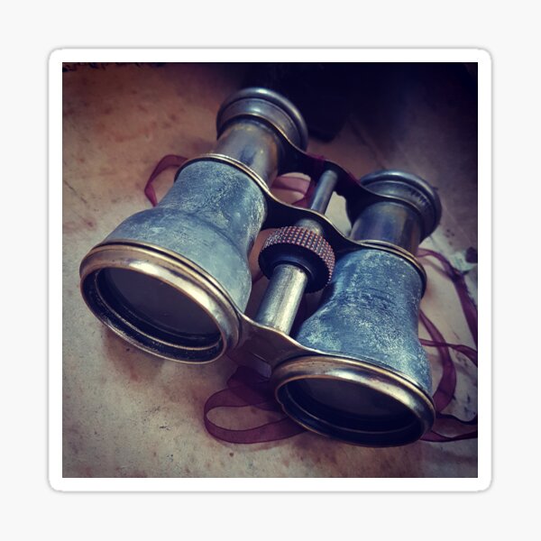 "Binoculars" Sticker for Sale by Steampunkalchem | Redbubble