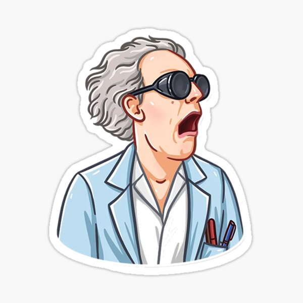 Back To The Future Stickers | Redbubble