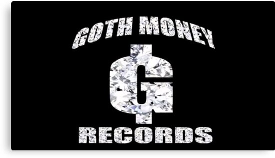 "GOTH MONEY RECORDS" Canvas Print by vaporwave | Redbubble