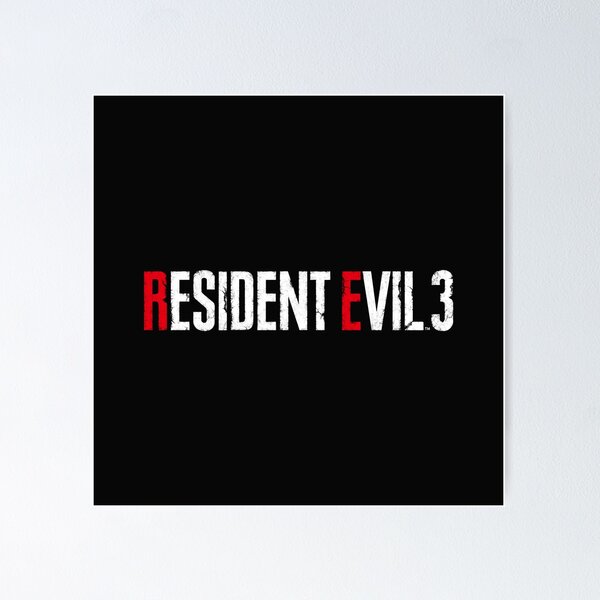 "Resident Evil 3 Remake - Logo" Poster for Sale by MammothTank | Redbubble