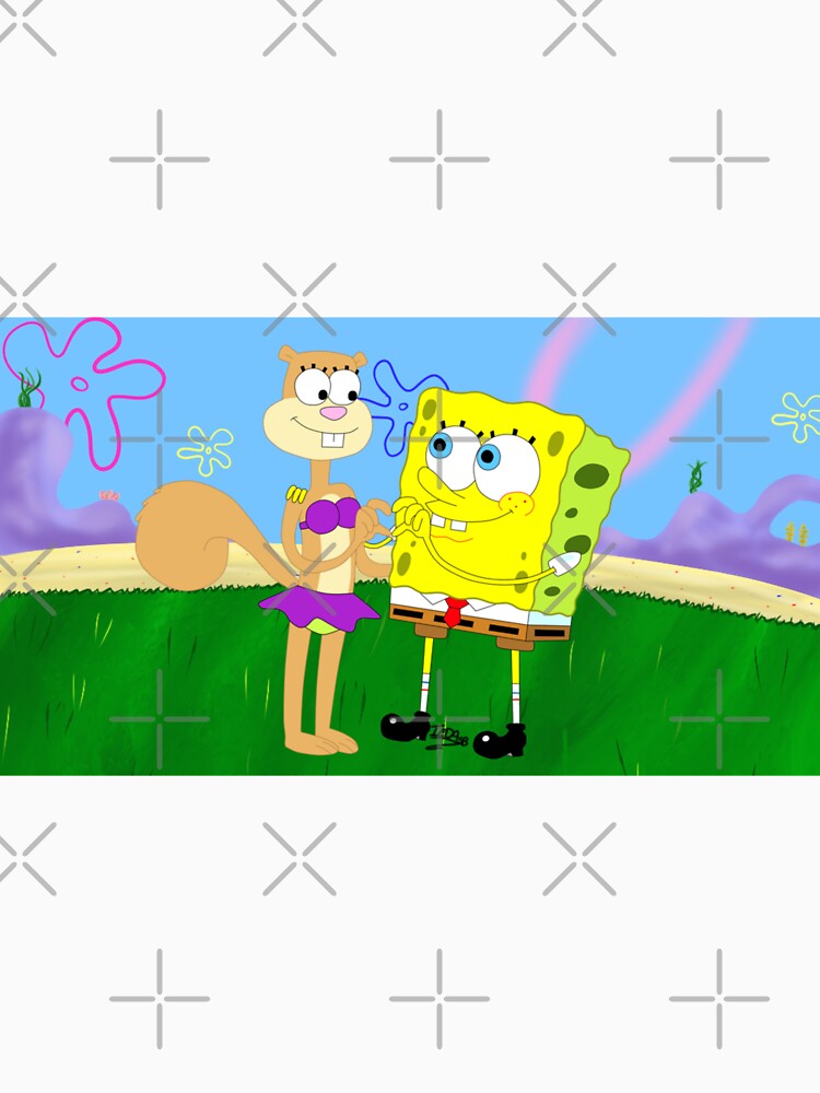"Spandy SpongeBob x Sandy Cheeks" T-shirt for Sale by iedasb ...
