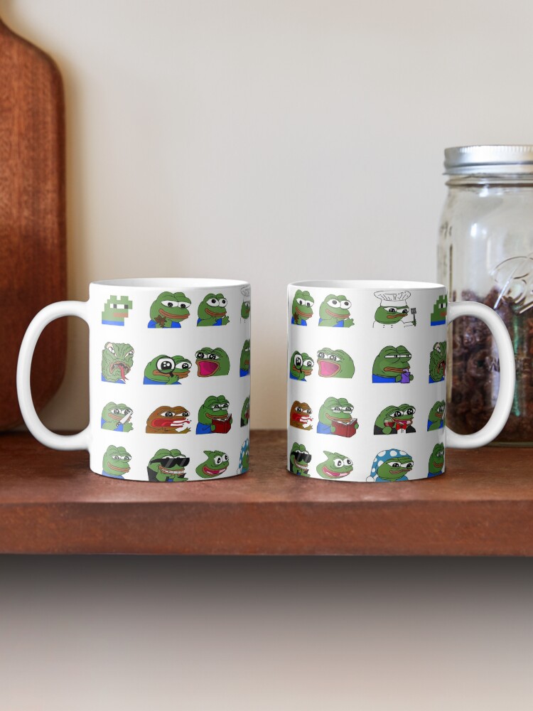 "pepe peepo variety set (16 pepes edition)" Coffee Mug for Sale by ...