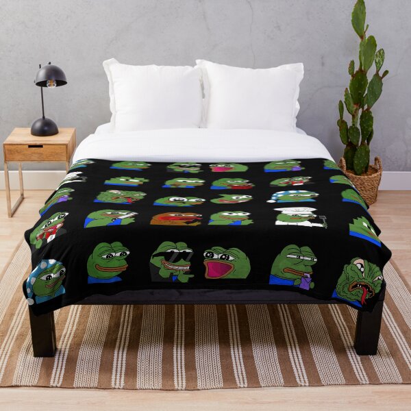 Peepo Throw Blankets | Redbubble