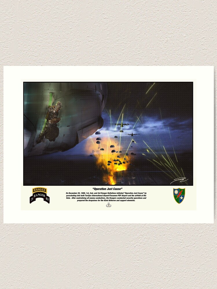 "Operation Just Cause" Art Print for Sale by FatCrayon | Redbubble