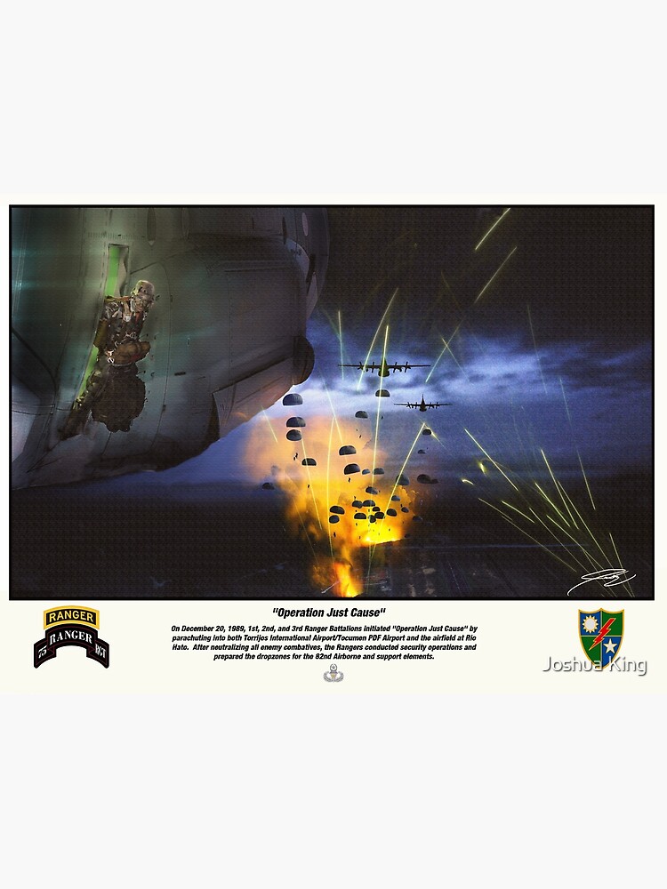 "Operation Just Cause" Art Print for Sale by FatCrayon | Redbubble