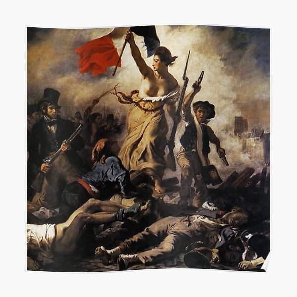 "Liberty leading the people painting by Delacroix famous masterpieces ...