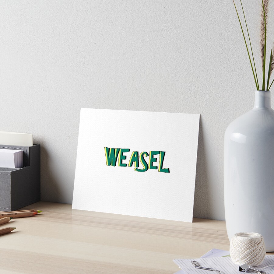 "weasel" Sticker for Sale by wislingsailsmen | Redbubble
