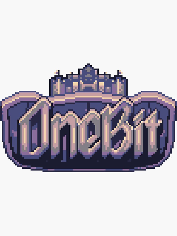 "OneBit Logo" Sticker for Sale by GalacticSlice | Redbubble