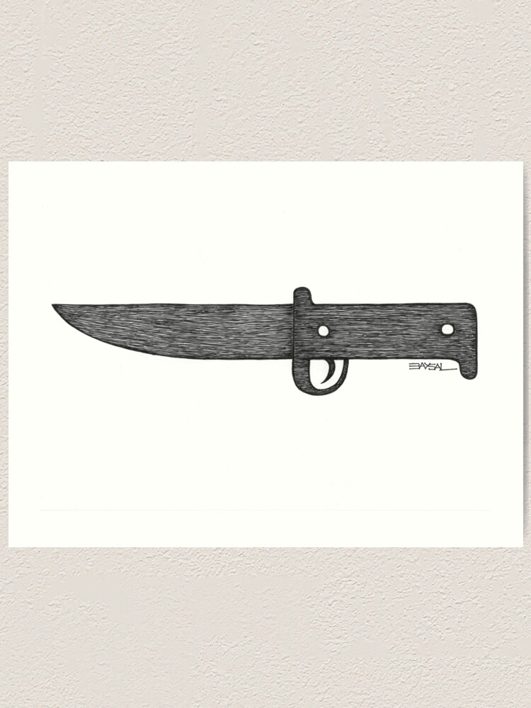 "knife,gun, pistol, surreal, fantasy, idea,violence, humour,drawing ...