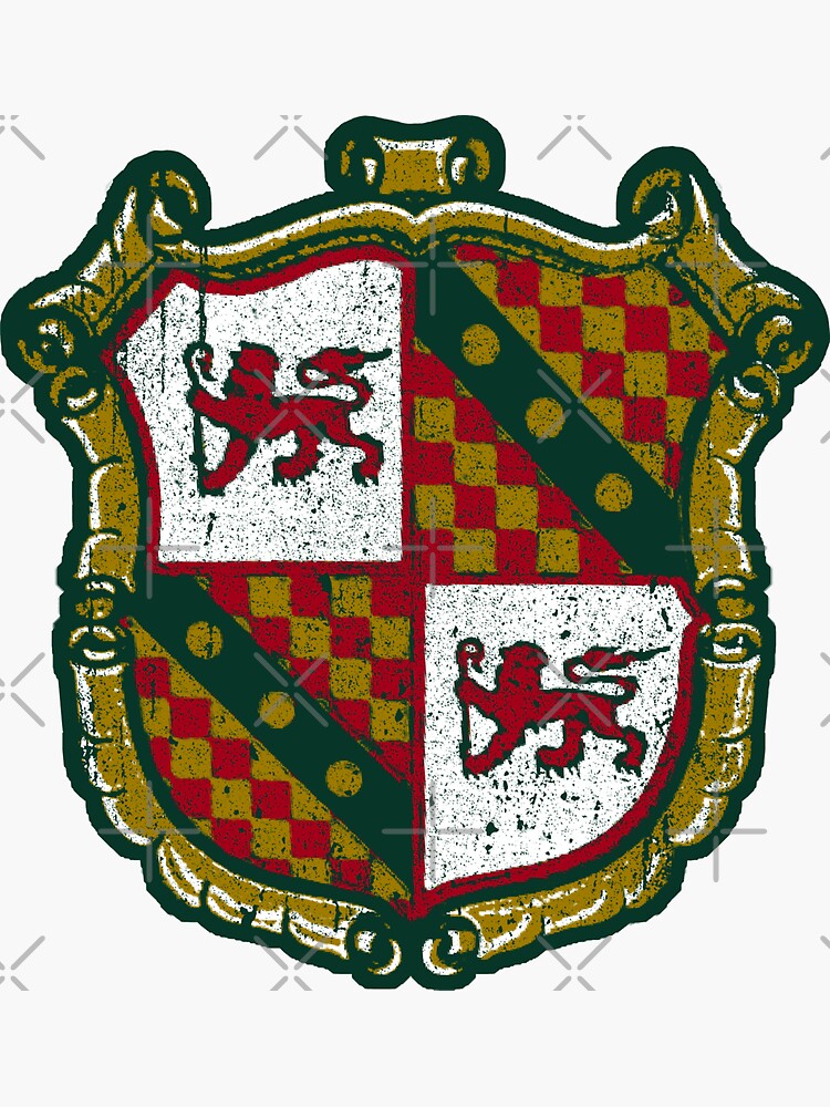 "The Winchester Tavern Crest" Sticker by huckblade | Redbubble