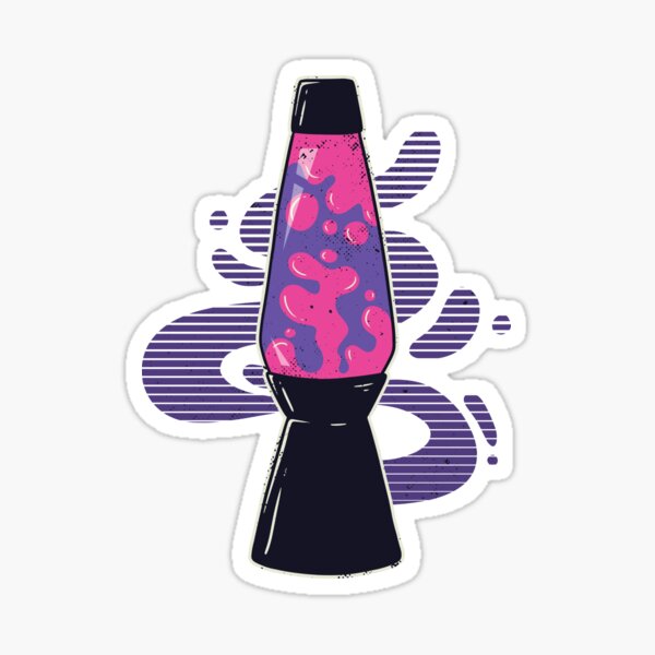 "lavalampe" Sticker for Sale by Rotbart | Redbubble