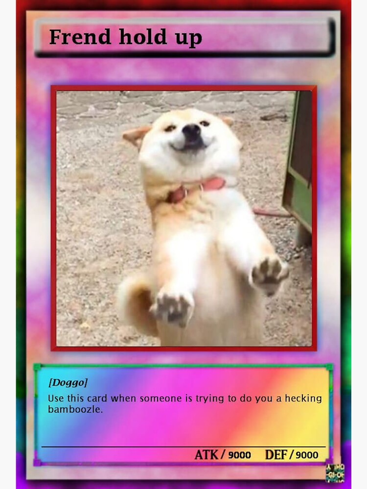 "Custom Dog Card!" Sticker for Sale by BingoChamp2077 | Redbubble