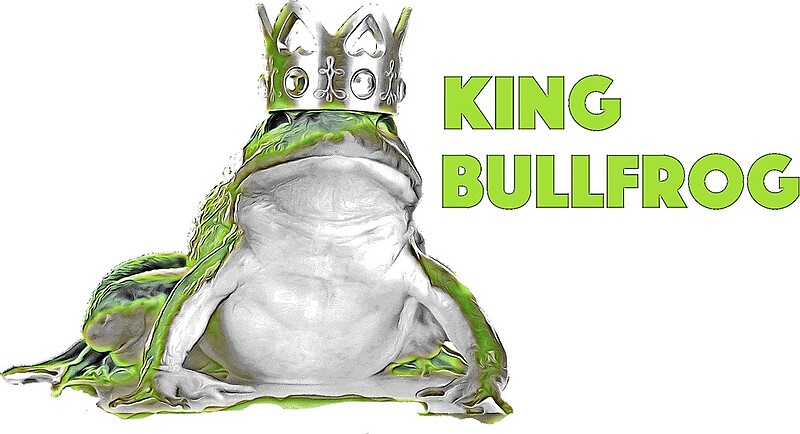 "King Bullfrog" by KingBullfrog | Redbubble