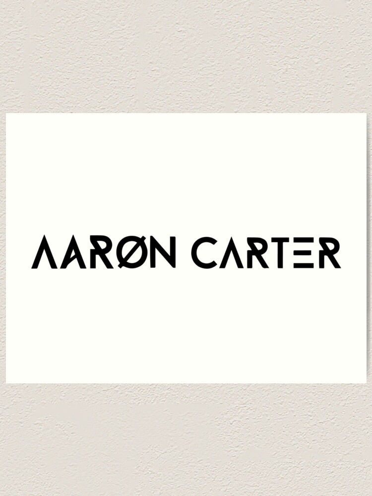 "Aaron Carter Logo" Art Print for Sale by ConnorHero | Redbubble
