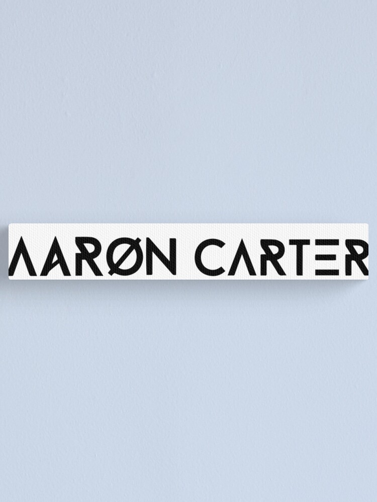 "Aaron Carter Logo" Canvas Print for Sale by ConnorHero | Redbubble