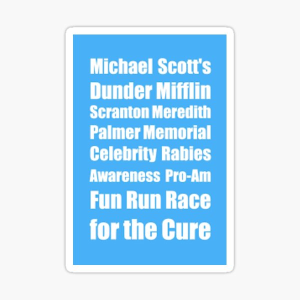 "MICHAEL SCOTT’S DUNDER MIFFLIN SCRANTON MEREDITH PALMER MEMORIAL ...