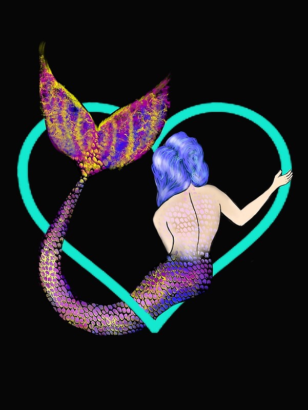 "Mermaid Heart" by theerraticmind | Redbubble