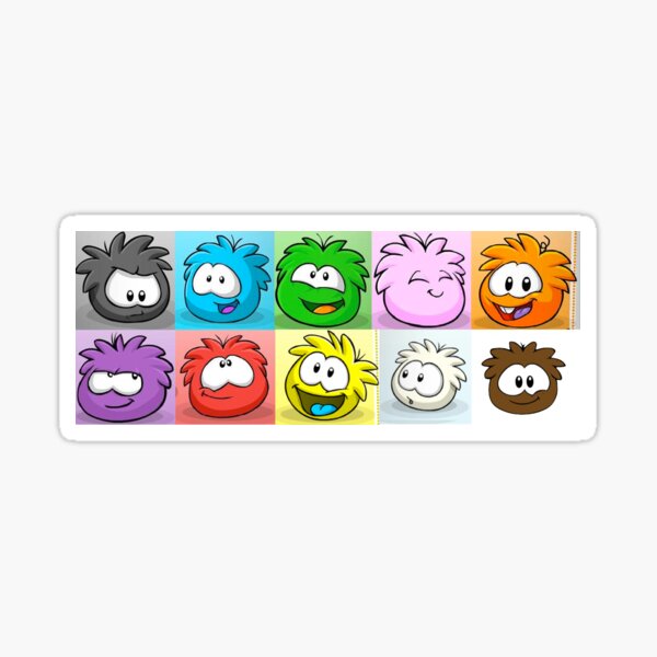 "Club Penguin Puffles" Sticker by emcdonaugh17 | Redbubble