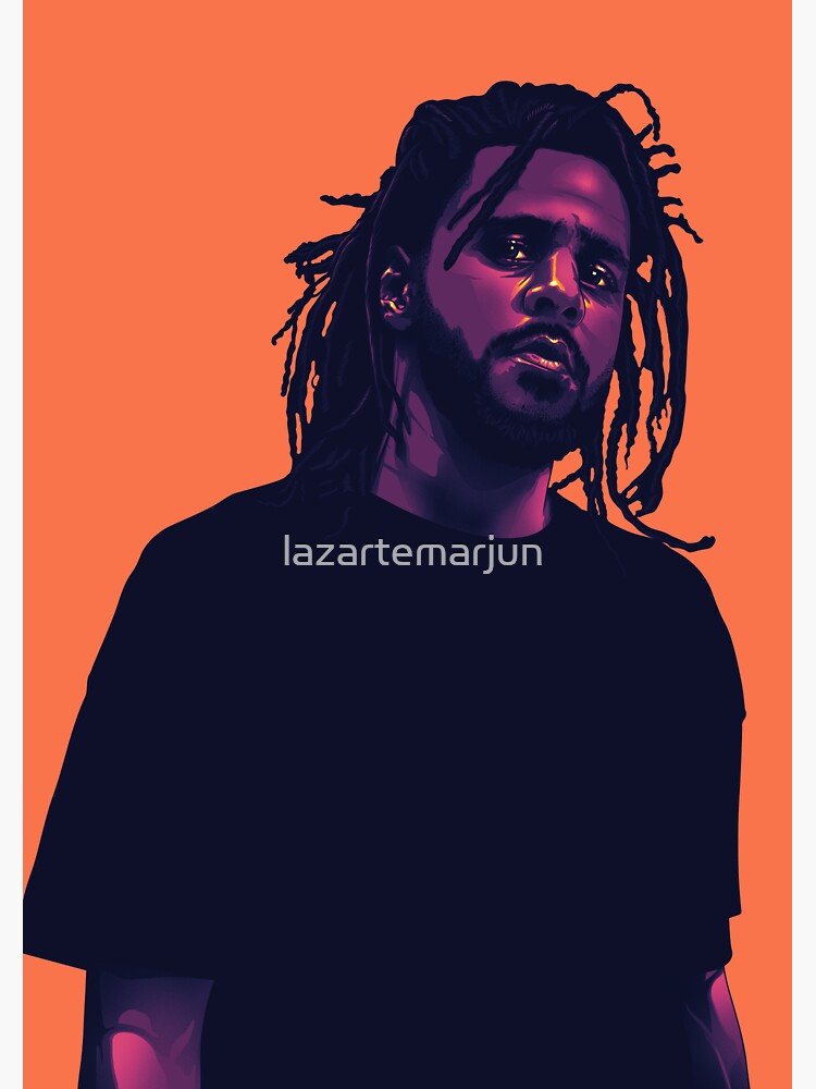 "J Cole" Sticker for Sale by lazartemarjun | Redbubble