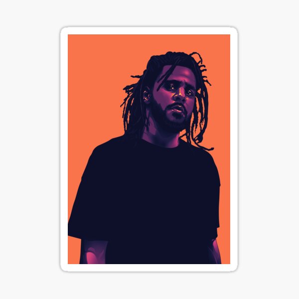 "J Cole" Sticker for Sale by lazartemarjun | Redbubble